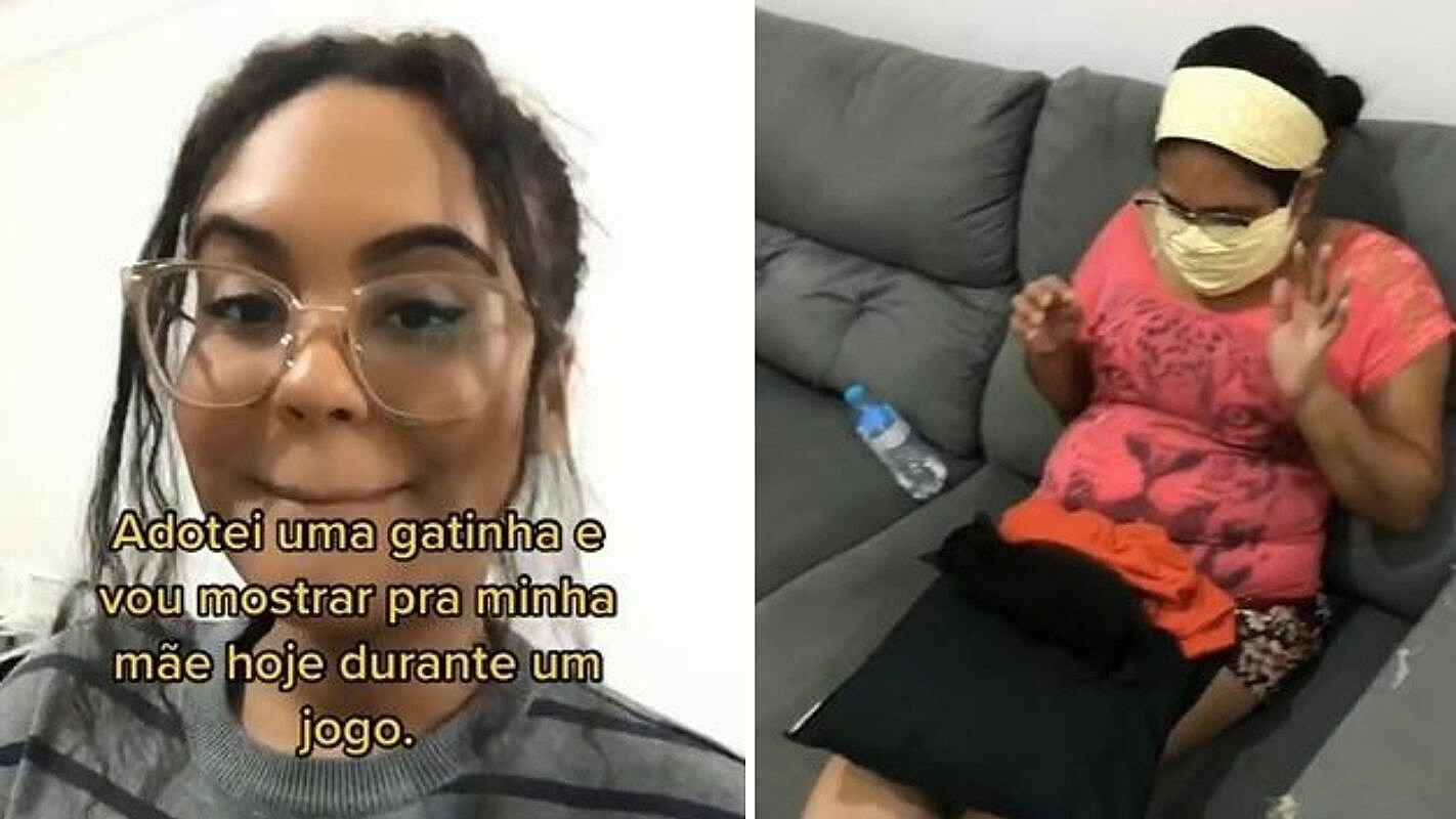 Jovem Adota Gatinha Escondida Da Mãe E Filma A Primeira Reação Dela Vídeo